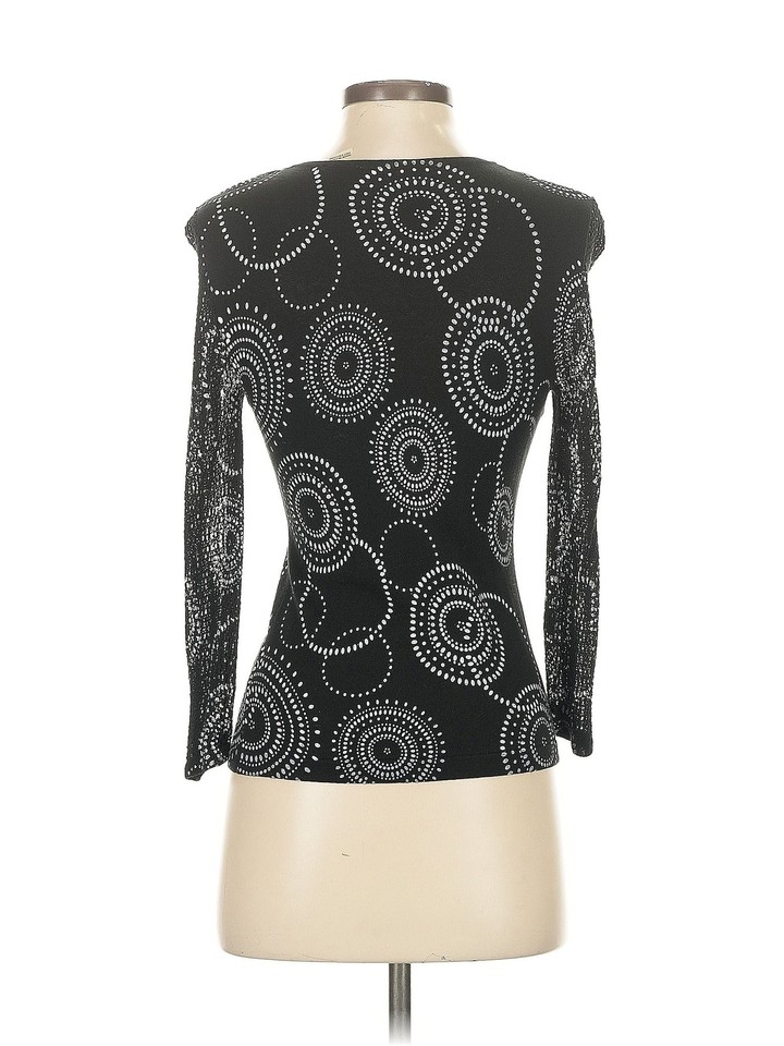 Nygard Collection Women Black Long Sleeve T-Shirt P Petites | eBay