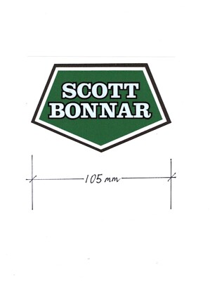 Scott Bonnar Vintage Rotary Mower SMALL Green Shield Decal | eBay Australia
