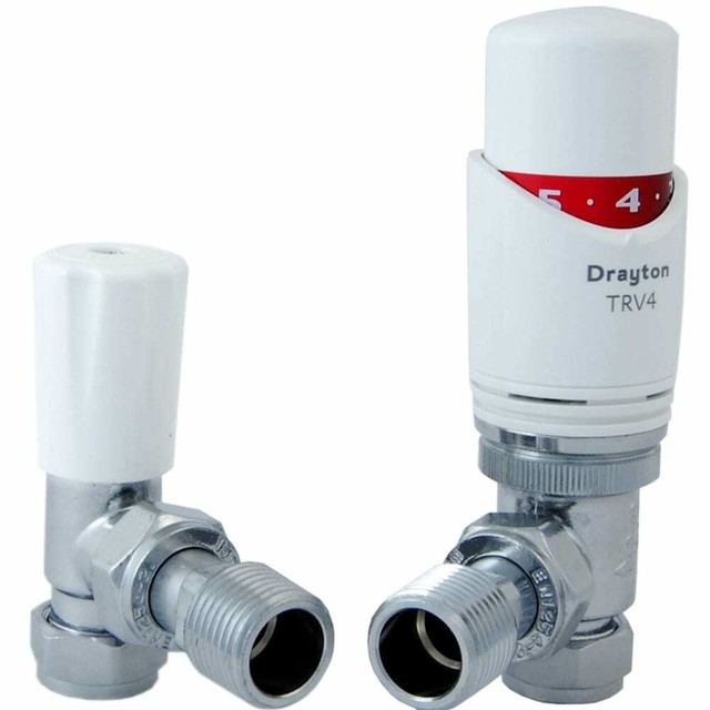 Drayton Trv4 Classic Thermostatic Radiator Valve With Lockshield 15mm ...