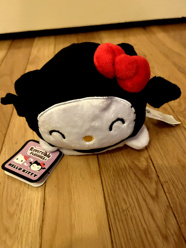Sanrio Halloween Hello Kitty Witch & Bat Reversible Plush Stuffed Toy ...