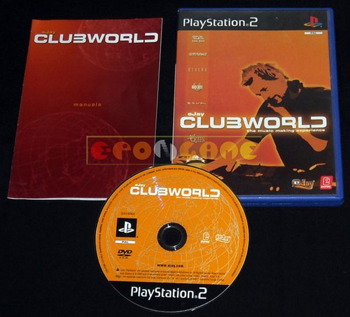 EJAY CLUBWORLD PS2 Official Italian Version 1st Edition - COMPLETE | eBay