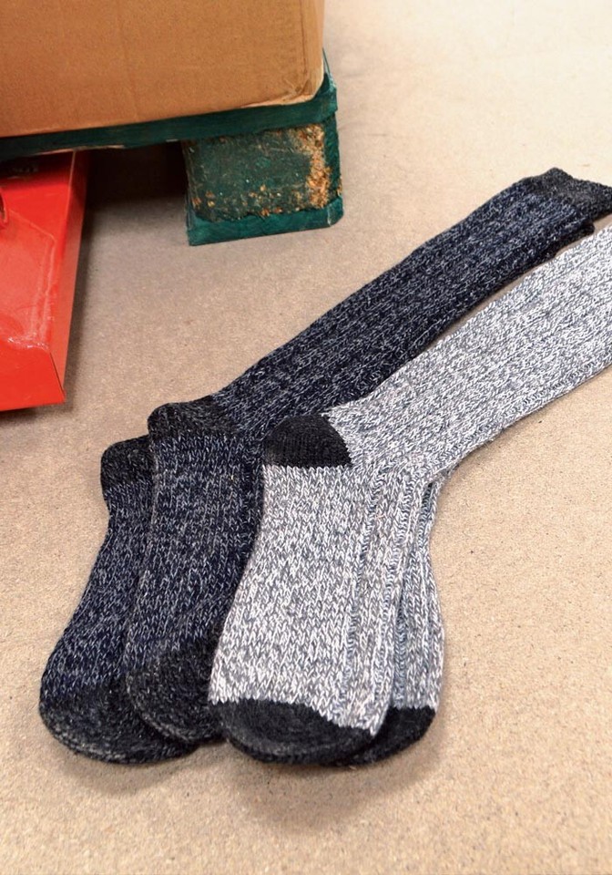 Workforce - Mens Long Knee High Thick Warm Wool Rich Work Boot Socks 1 ...