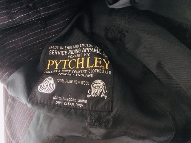 PYTCHLEY Competition Hunt COAT *Youth 14 *CHARCOAL GREY *VGC* Made in ...