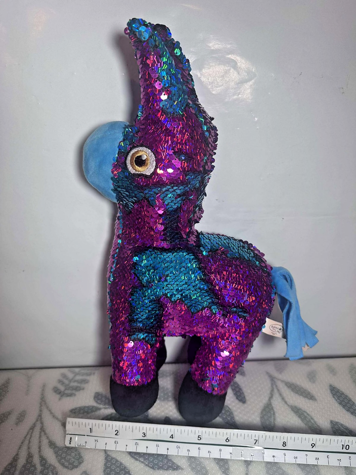 Redemption Plus Pinata Llama/Donkey Reversible Sequin Plush – Fortnite ...