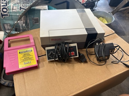 1985 Original Nintendo NES Console Tested Works Great With Controller ...