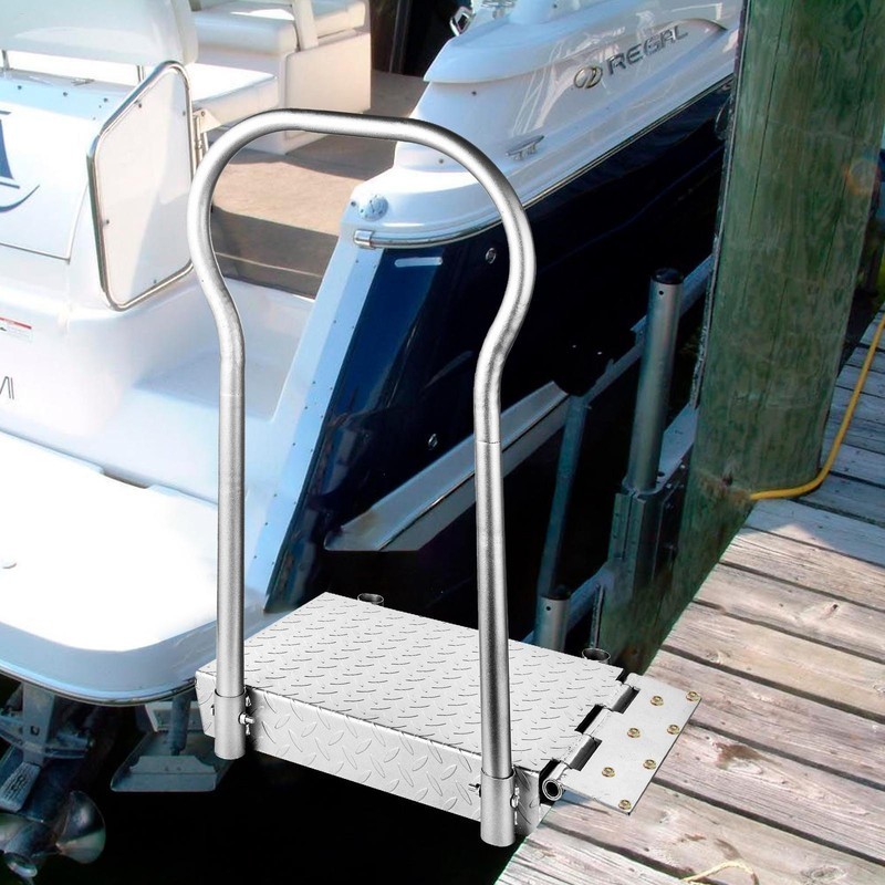 Folding Boat Boarding Platform Dock Step Dock Extension Ramp For Boat ...