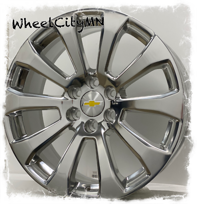 22" polished 2019 Chevy Silverado Tahoe High Country replica 5922 rims ...