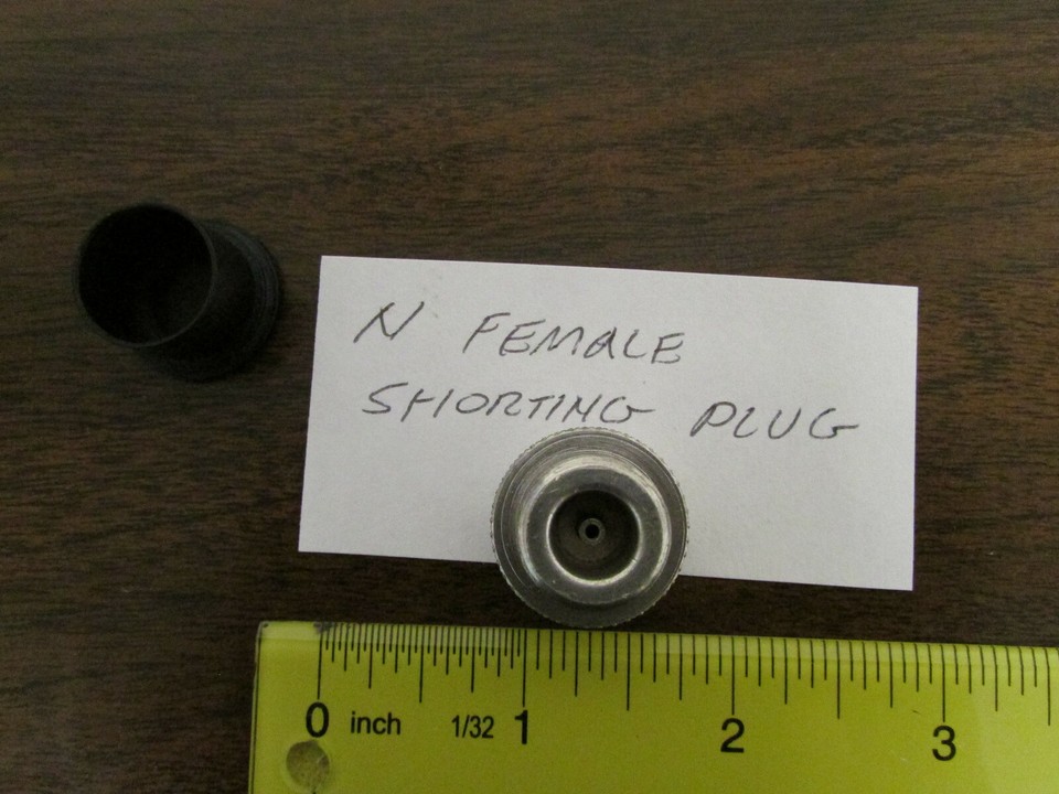 Knurled N-Female Coaxial Short Shorting Plug RF Microwave | eBay