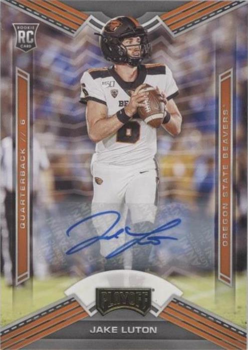 2020 Panini Chronicles Draft Picks - Playoff Draft Picks Jake Luton #23 ...