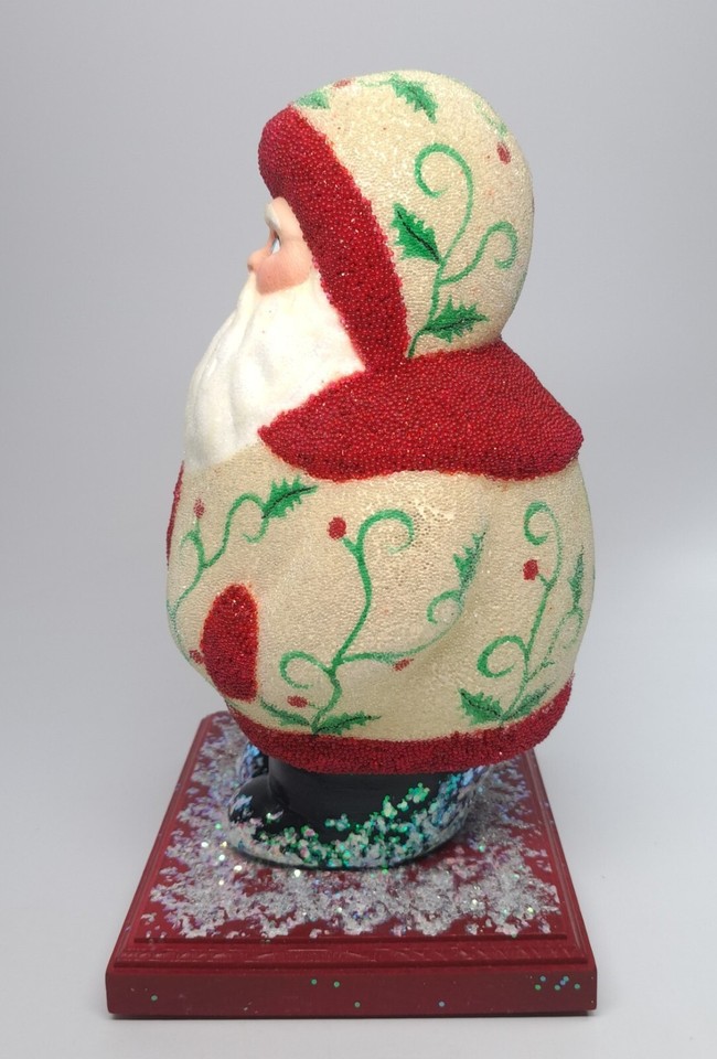 Ino Schaller Germany for Lord & Taylor 2003 Papier Mache Santa 10.5 ...