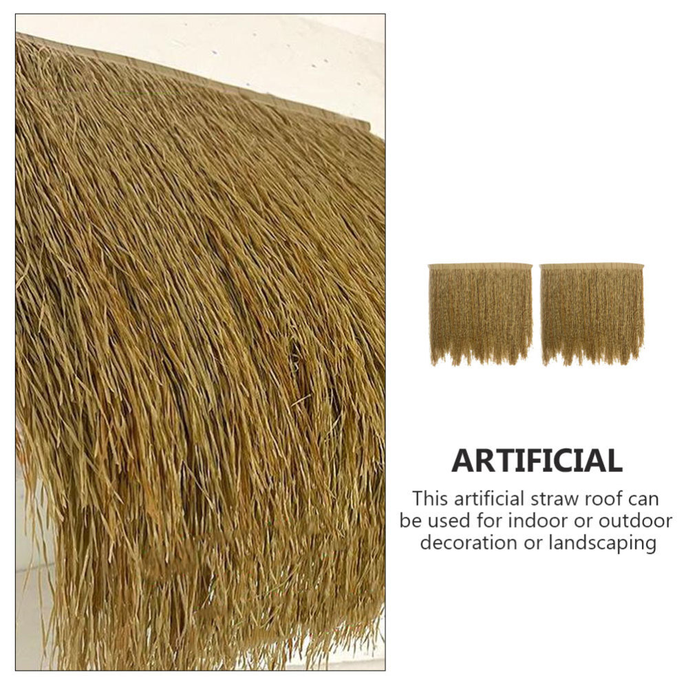 3 Pack Pe Toit De Paille Simulation Support Plantes En Rotin Bricolage ...