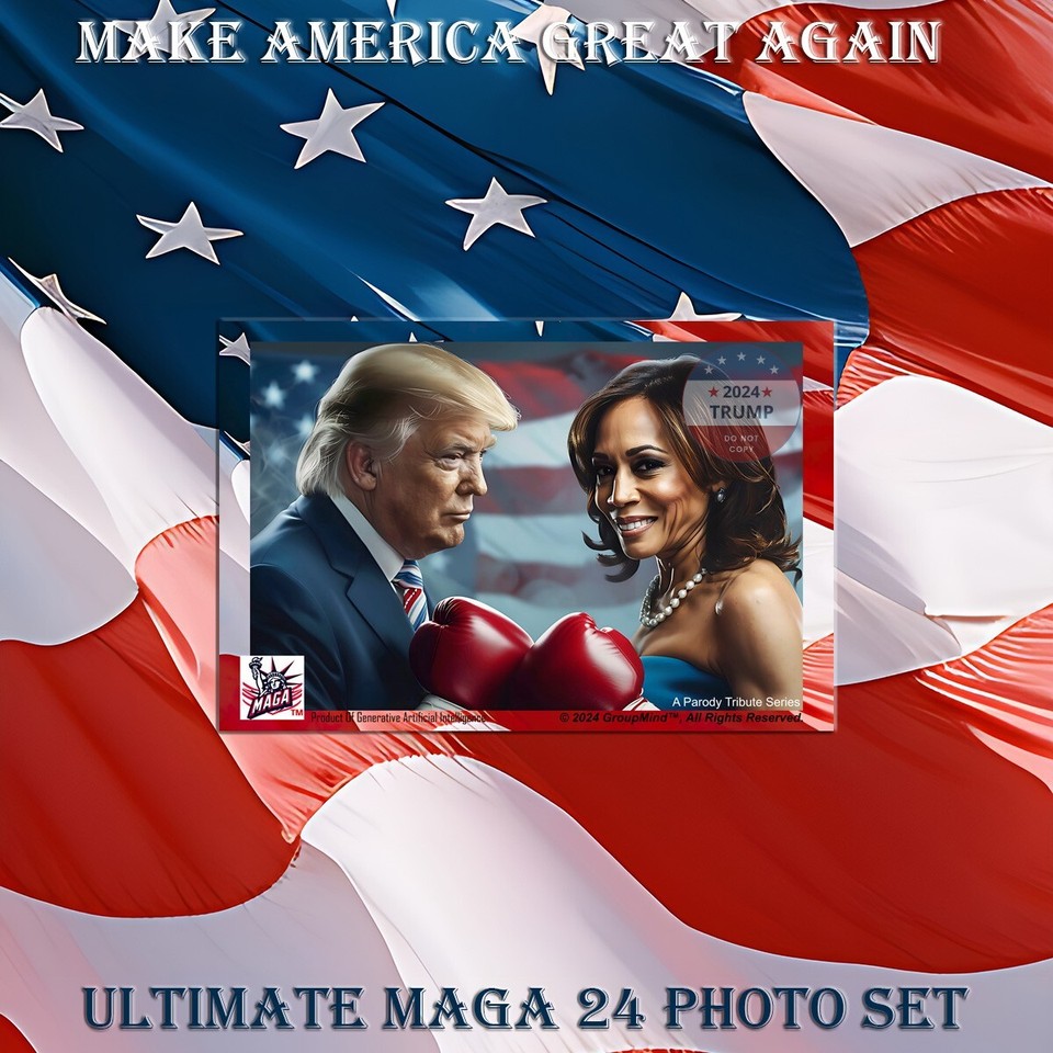 DONALD TRUMP PHOTO - 24 MAGA 4"x6" PHOTO SET INCLUDES NEW MAGA COIN! | eBay