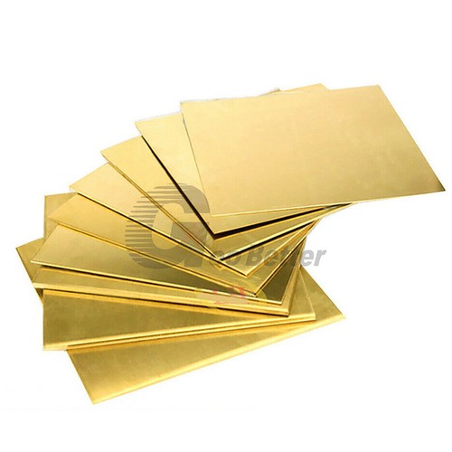 H62 Brass Sheet Plate Guillotine Offcuts 0.3mm - 10mm Thickness ...