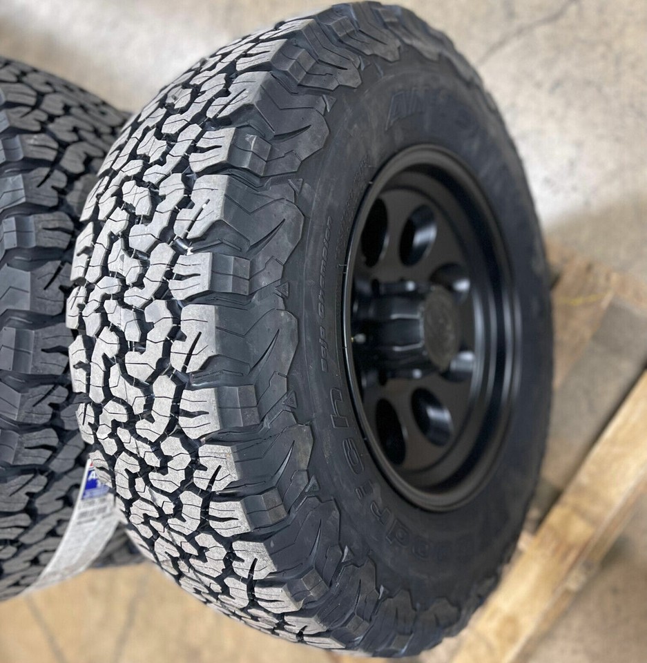 17x9 ION 171 Black Wheels Rims 33" BFG KO2 AT Tires 5X5 Jeep Gladiator ...