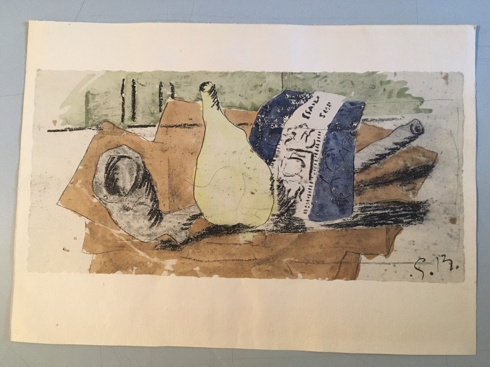 Rare Very Beautiful Lithograph By Georges Braque Signed Cubism Cubist ...
