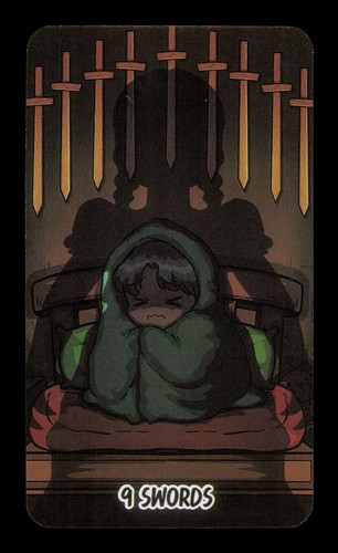 9 Swords X'Mas Elf Christmas Land Tarot Card Single | eBay
