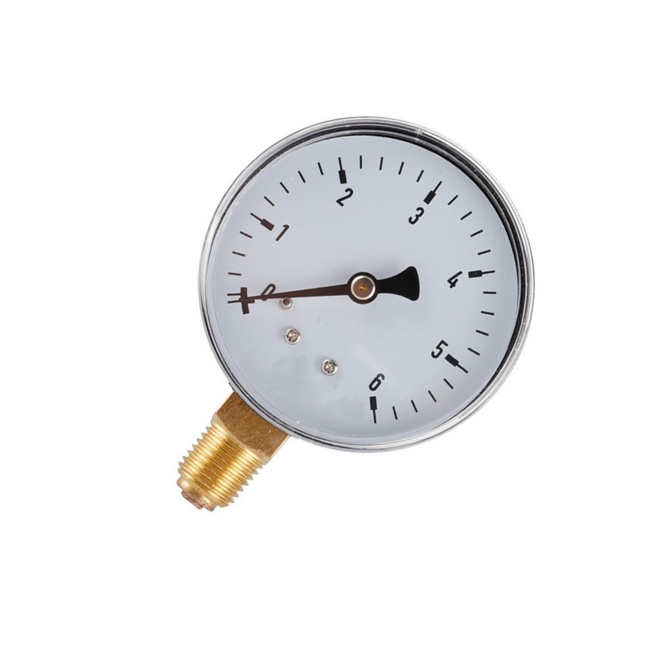 Non-corrosive Gases 0-6 Bar Manometer Reliable Rugged Plastic Stainless ...
