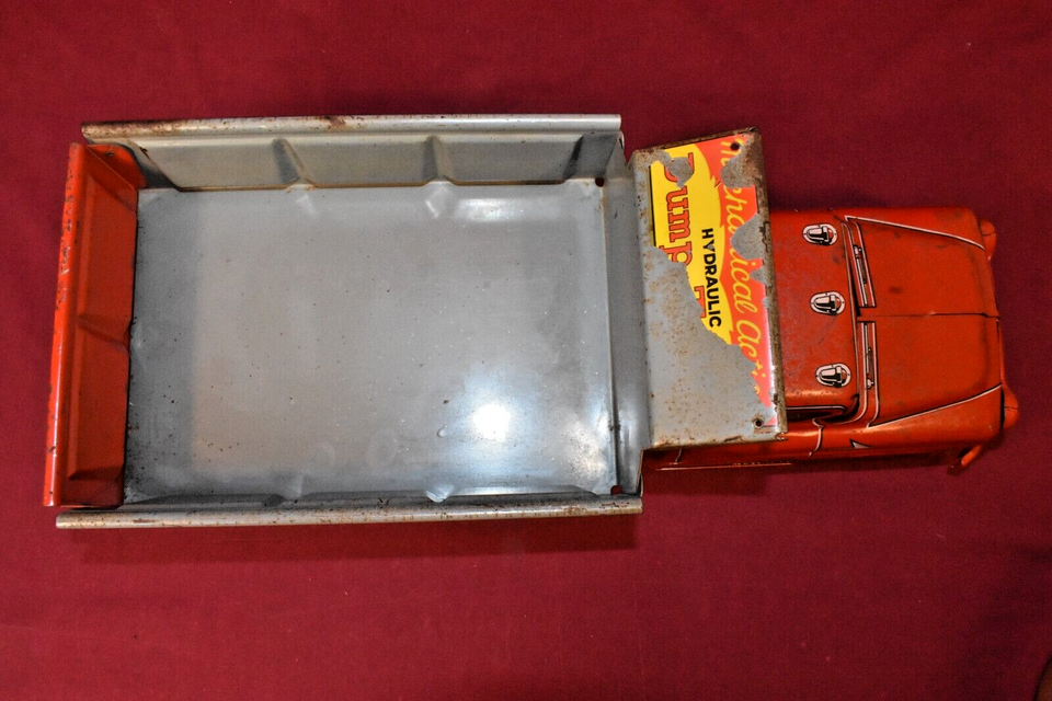 MARX Toys Vintage 50’s HYDRAULIC MECHANICAL ACTION DUMP TRUCK F76 ...
