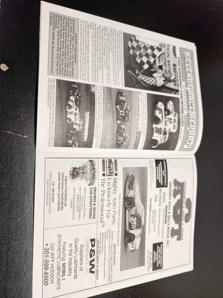 NASACR Old Dominion Driver 1997 Racing Program - Old Dominion Raceway ...
