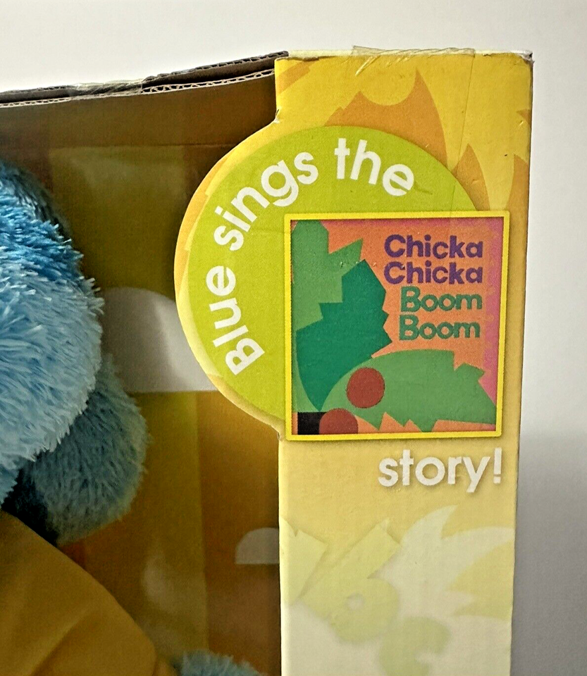 Chicka Chicka Conga Blue Dancing Singing Fisher Price Plush Toy Blue's ...