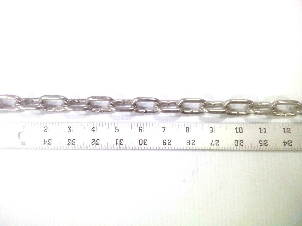 3/16" x 50' Grade 30 Proof Coil Chain Zinc Plated - Fast, Free S&H | eBay
