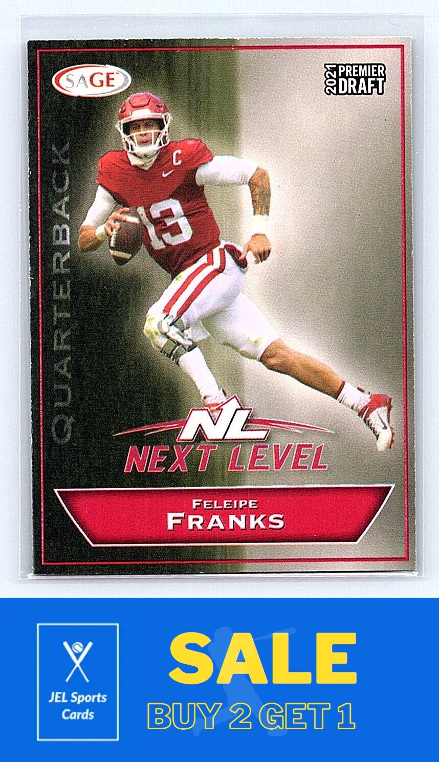 2021 SAGE Premier Draft #158 Feleipe Franks | eBay