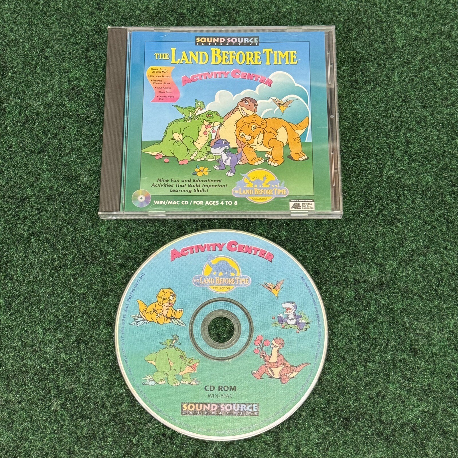 The Land Before Time Activity Center (PC/Mac CD-ROM, 1997) Complete ...