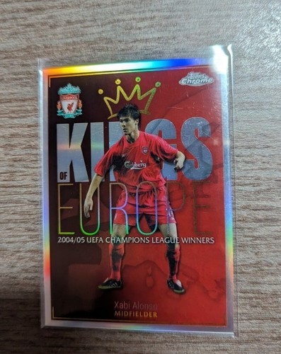 2023-24 Topps Chrome Liverpool Set Xabi Alonso Kings Of Europe Insert ...