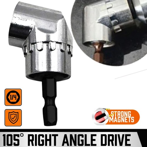 105 Degree Right Angle Drive Extension Power Screwdriver Drill Socket ...