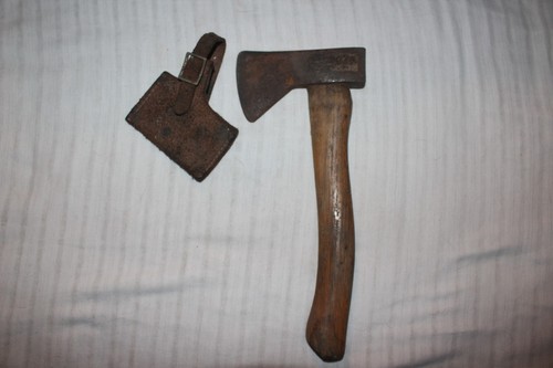 Vintage Norlund Tomahawk Hatchet w/ Wood Handle & Sheath | eBay