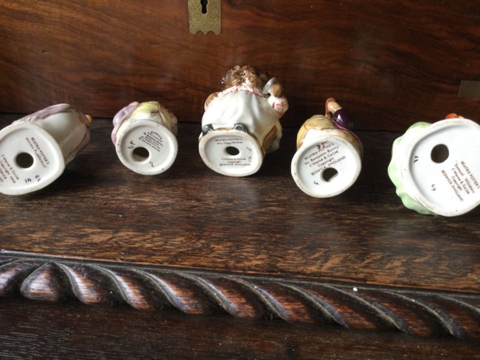 Five Beswick Brown Stamp Beatrix Potter figures. | eBay UK