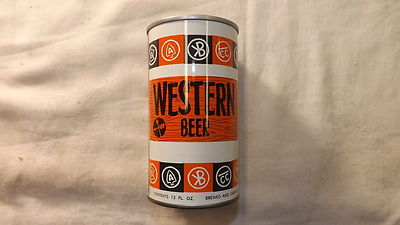 Vintage Western Beer Air Filled Beer Can Steel ai | eBay