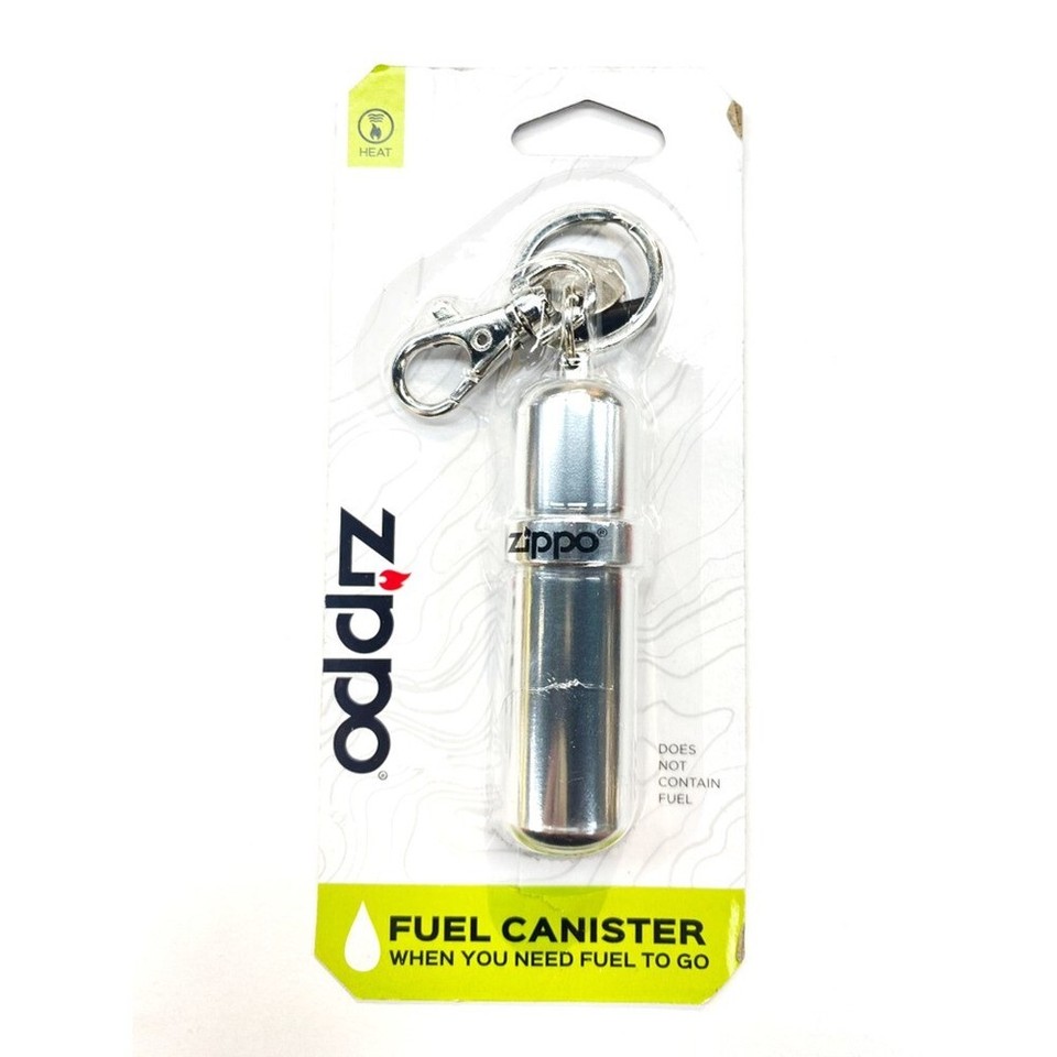 Zippo Genuine Fuel Canister Storage Portable Lighter Gas Flint Storage ...