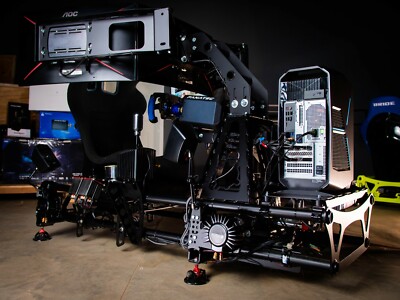 Racing Simulator Chassis EXTREME DUTY Fanatec Logitech Thrustmaster Sim ...