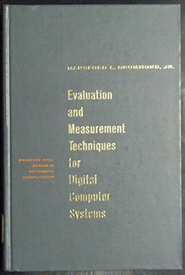 Evaluation and Measurement Techniques for Digital Computer Systems | eBay