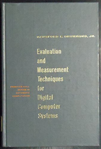 Evaluation and Measurement Techniques for Digital Computer Systems | eBay