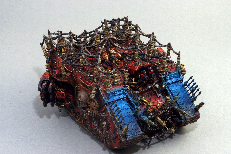 customized Chaos Land Raider warhammer 40k 30k chaos space marines ...