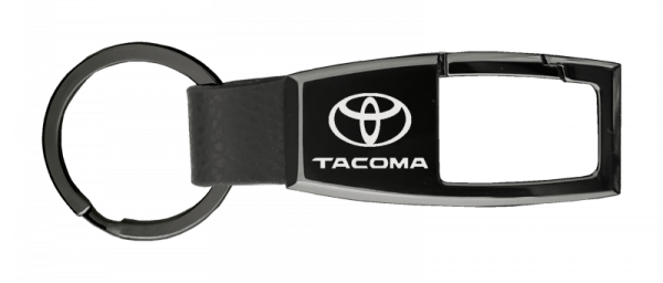Toyota Tacoma Logo Premier Carabiner Black Pearl Key Chain Fob Official ...