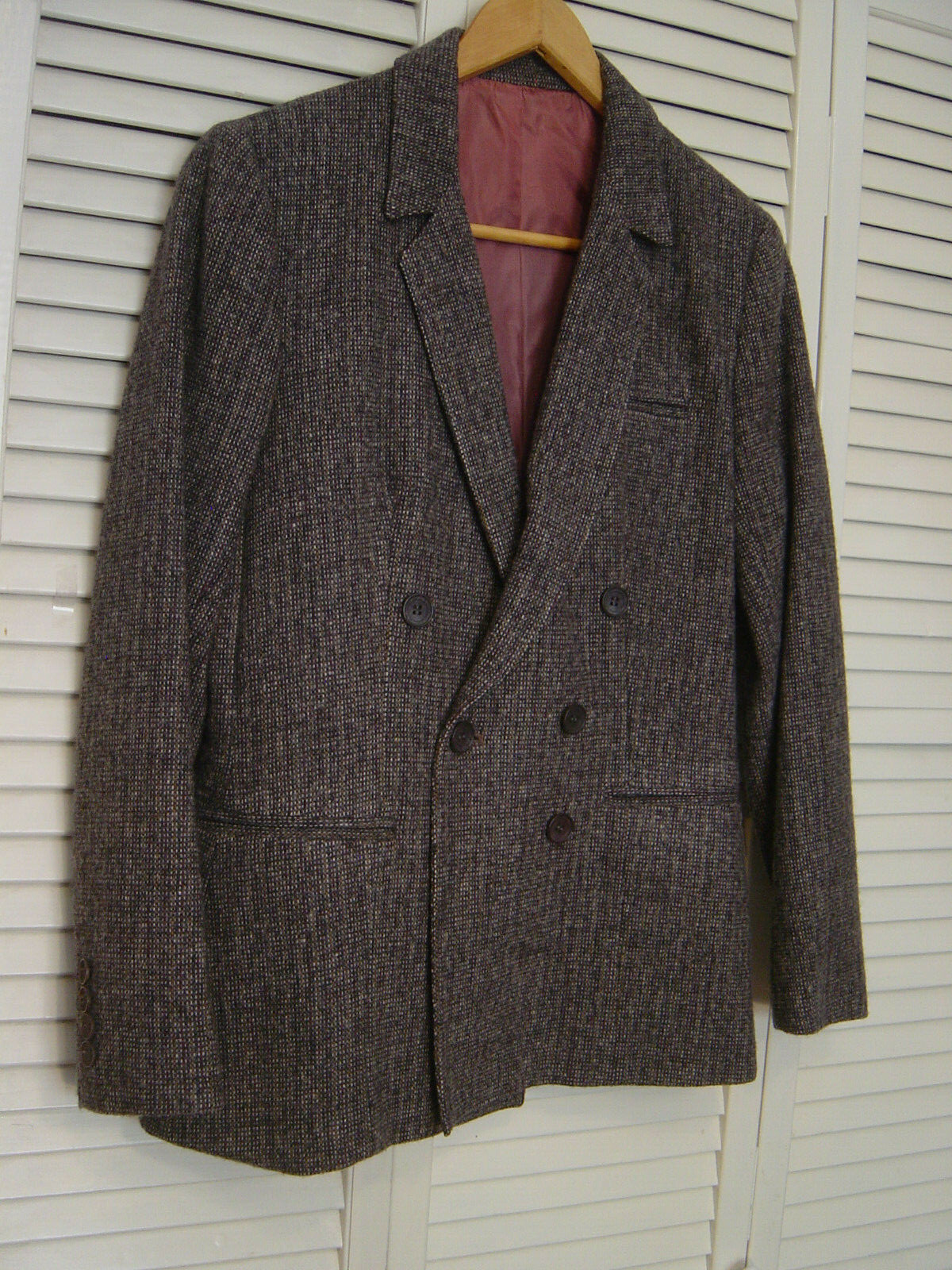 WOMEN'S "RASPINI" LINED 2 PC WOOL SUIT, BLAZER & SKIRT GRAY SIZE 9/10 ...