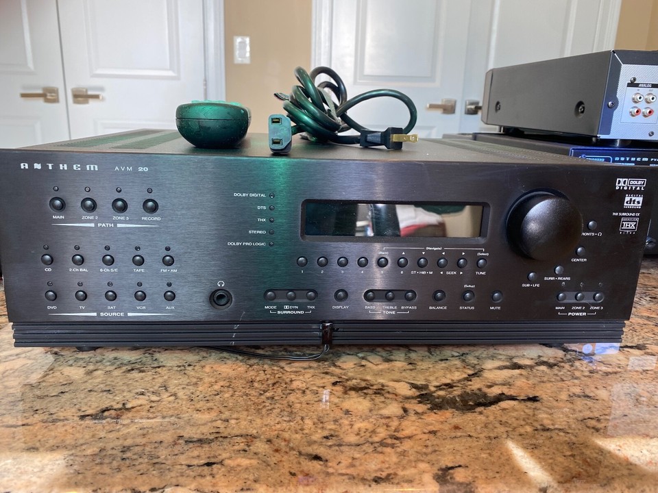 Anthem AVM 20 Multi-Zone Pre-Amp with Dolby Digital DTS Surround THX EX ...