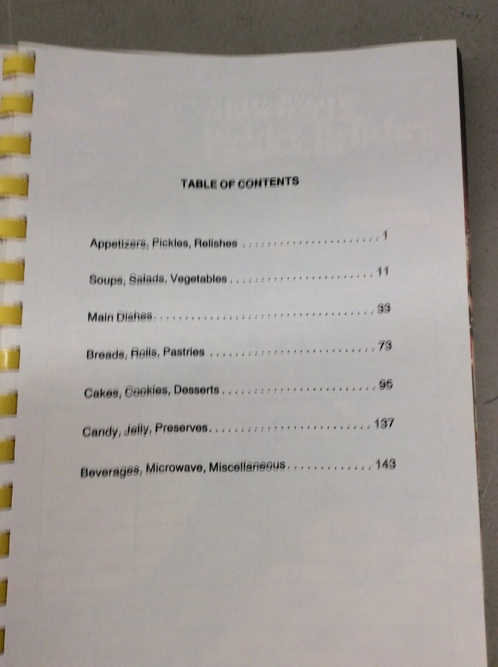 Vintage Cookbook Spiral Bound Recipes Food For Household Primitive ...