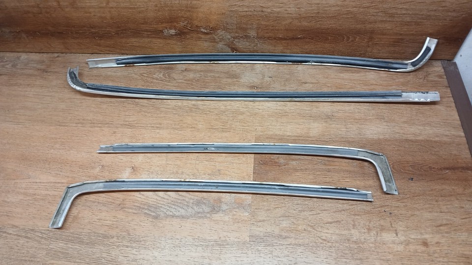 80 - 97 FORD OBS F150 BRONCO F250 F350 WINDSHIELD CHROME TRIM PIECES ...