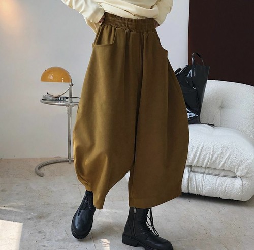 Womens Harem Trousers Street Casual Japanese Style Loose Fashion Wide ...