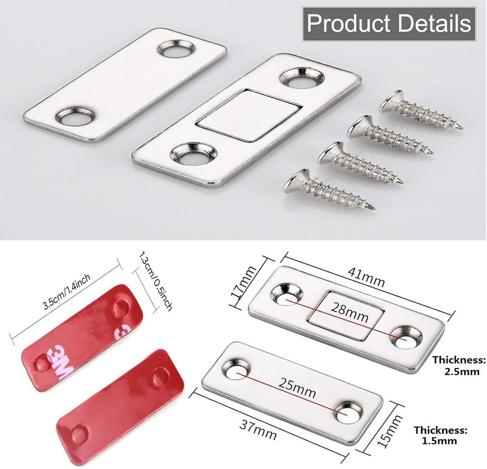 Home Depot RUBY Monkey Magnets 8-Pack - Ultra-Thin Magnetic Catches For ...