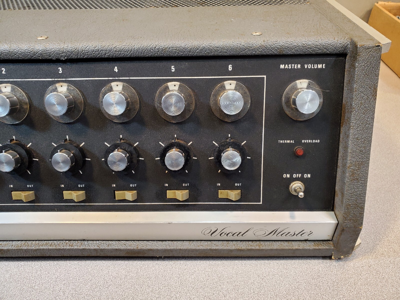 Vintage Shure VA-300C Vocal Master Control Console PA Head Microphone ...