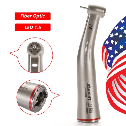 SANDENT Dental Fiber Optic 1:5/1:4.2 Increasing Electric Contra Angle ...