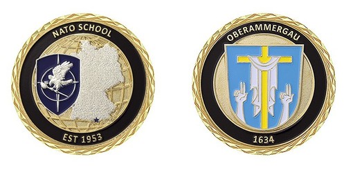 NATO SCHOOL OBERAMMERGAU GERMANY 1.75" CHALLENGE COIN | eBay