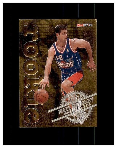 1996-97 Hoops Rookies Houston Rockets Basketball Card #16 Matt Maloney ...