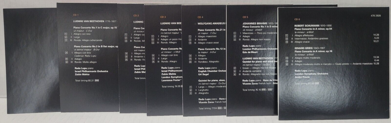 Complete Decca Concerto Recordings by Radu Lupu (CD, 2011) for sale ...