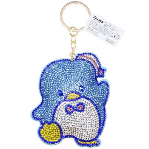 Sanrio Character Tuxedo Sam Key Chain Rhinestone Mascot Charm New JP | eBay